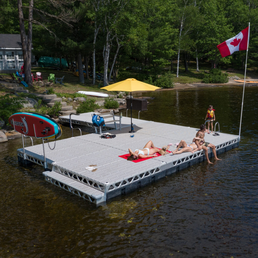 8’x8′ Complete Floating Dock Kit | CanadaDocks