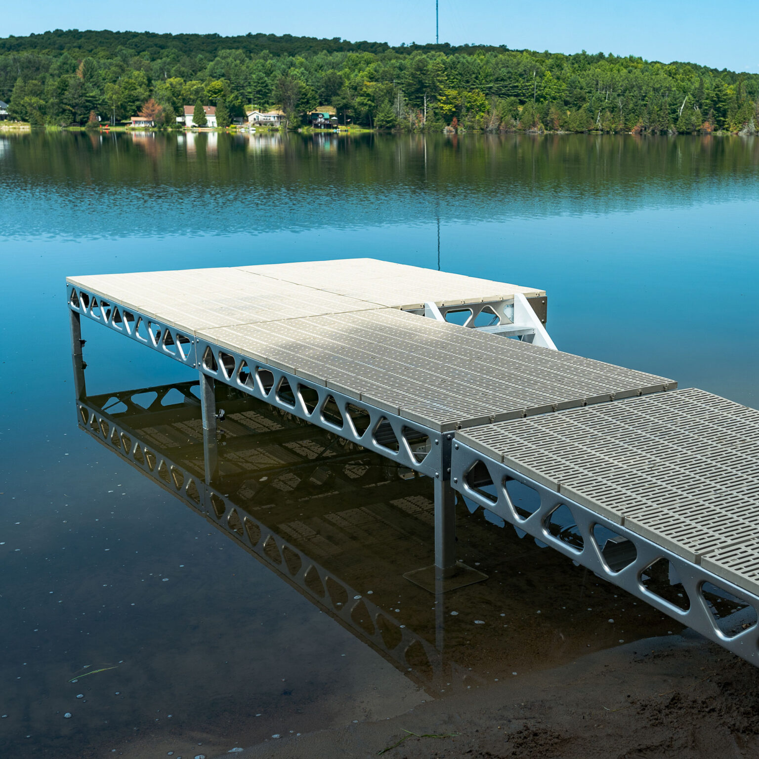 4’x8′ Complete Standing Dock Kit | CanadaDocks